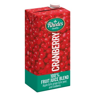 Rhodes 100% Fruit Juice Blend Cranberry 1l | PnP
