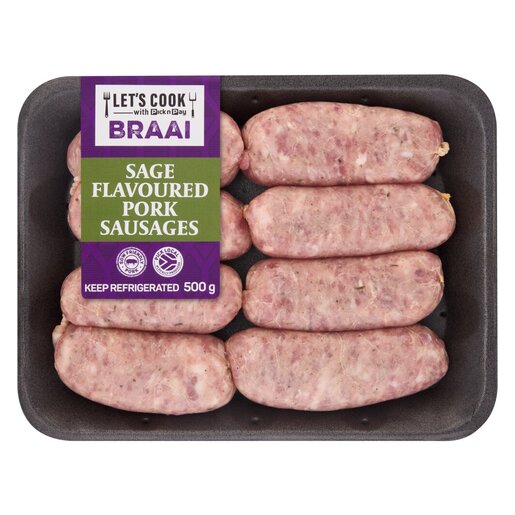 PnP Sage Sausages 500g | PnP