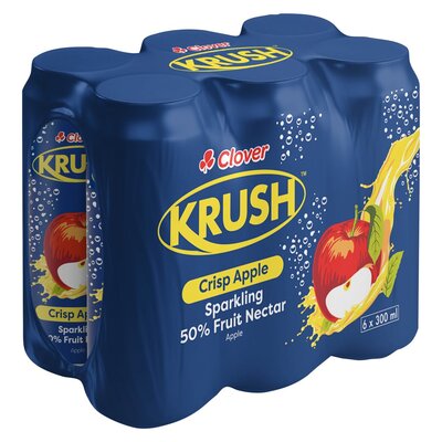 Krush Sparkling Apple Juice 6 x 300ml | PnP