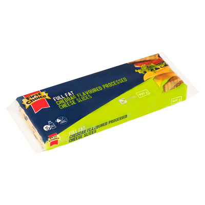First Choice Full Fat Sliced Cheddar Cheese 900g | PnP