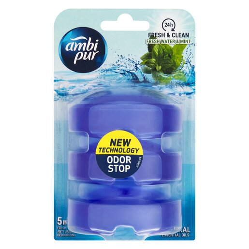Ambi Pur Flush Refill Water & Mint 3 Pack | PnP