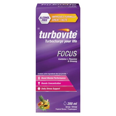 Turbovite Focus Alcohol Free 200ml | PnP