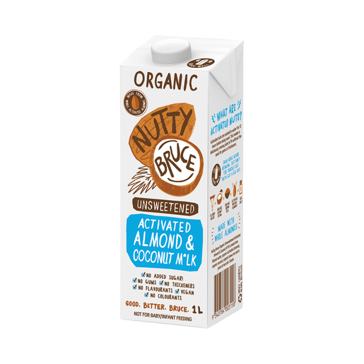 Nutty Bruce Unsweetened Almond & Coconut Milk 1L x 6 | Smart Price ...