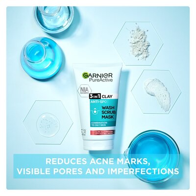 Garnier Pure Active 3in1 Cleanser 150ml | PnP