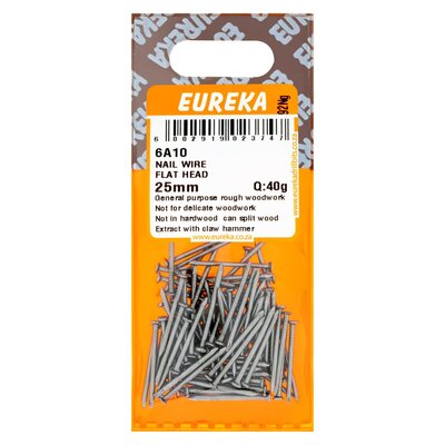 Eureka Nail Wire Flat Head 25mm 40g | PnP