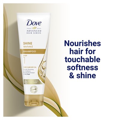 Dove Shiny Hair Shampoo for Dry Hair 250ml | PnP