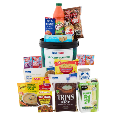 PnP Large Christmas Grocery Hamper Bucket | PnP