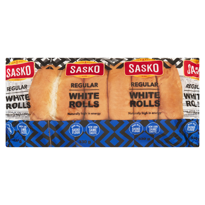 Sasko Regular White Long Rolls 6 Pack | PnP