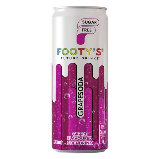 Footy's Sugar Free Carbonated Berry Flavoured Soft Drink 300ml | PnP
