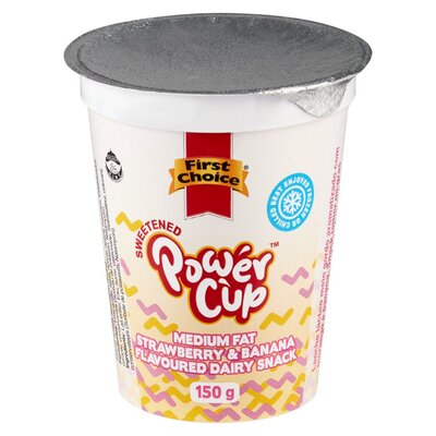 First Choice Power Cup Strawberry & Banana 150g | PnP