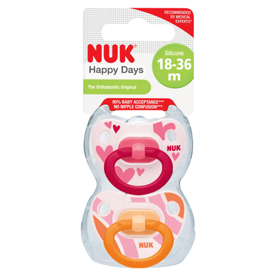 Nuk Silicone Happy Days Soother Size 3 | PnP