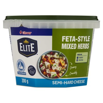 Clover Traditional Feta Cheese with Herbs 200g | PnP