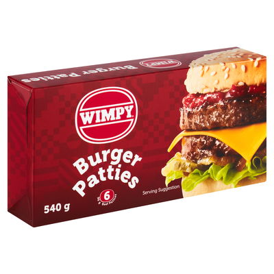 Wimpy Burger Patties 540g | PnP