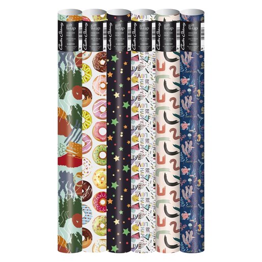 Creative Kraft White Ribbed Des 2m x 50cm | PnP