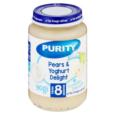 Purity Jar Pears & Yoghurt 200ml from 8 Months | PnP