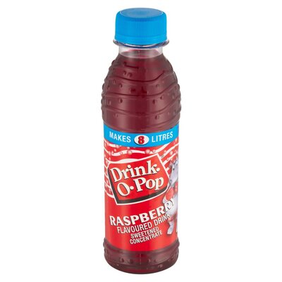 Drink O Pop Raspberry Liquid 200ml | PnP