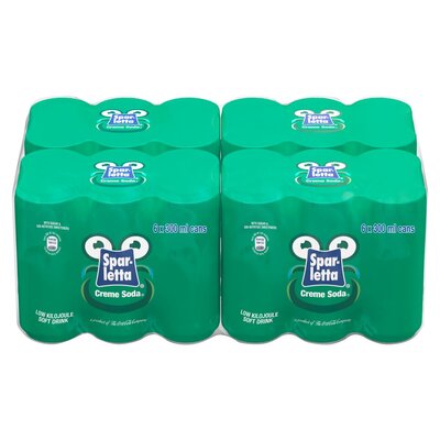 Sparletta Creme Soda 300ml x 24 | PnP