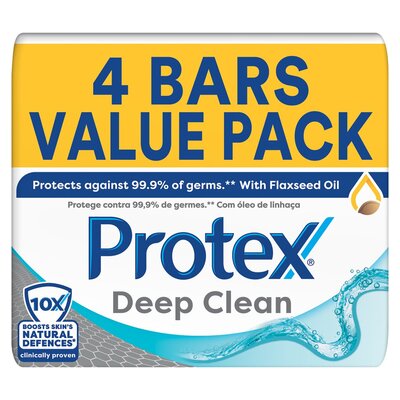 Protex Deep Clean AntiGerm Bar Soap 4 x 150g | Smart Price Specials ...
