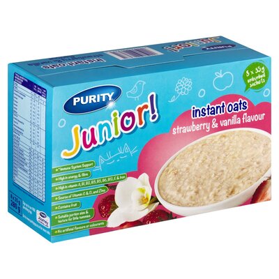 Purity Junior Instant Oats Strawberry & Vanilla 280g x 60 | PnP