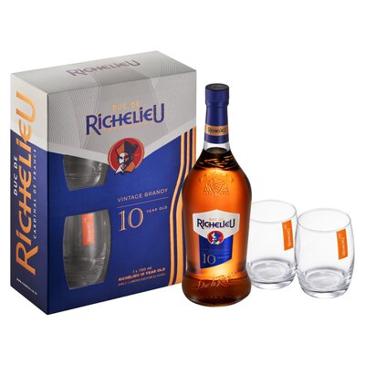 Richelieu 10 Year Old Brandy Gift Pack 750ml | PnP