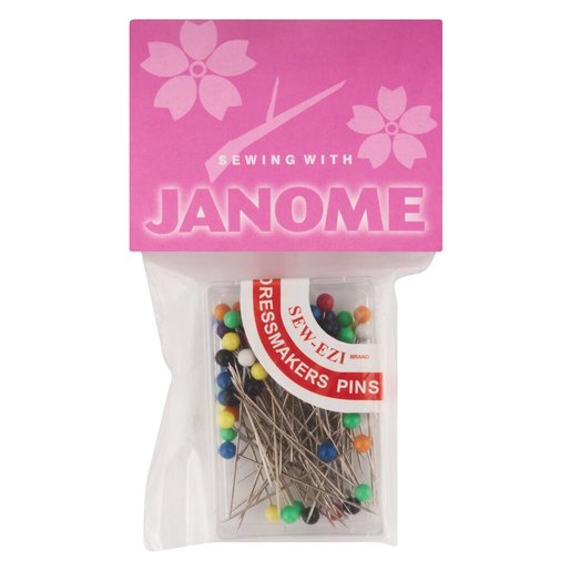 Janome Colour Head Pins 38mm | PnP