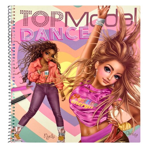 Creative Top Model Dance Colouring Book | PnP