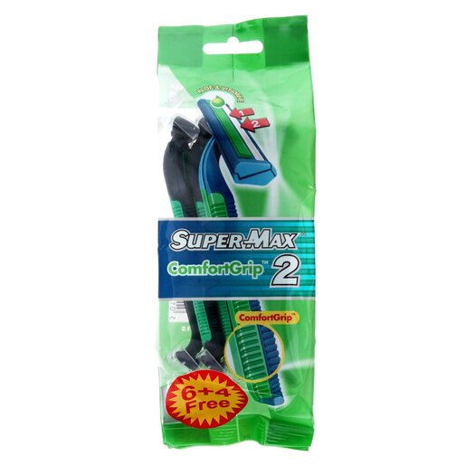 Super-Max Men's Comfort Grip Twin Disposable 6 + 4 10ea | PnP