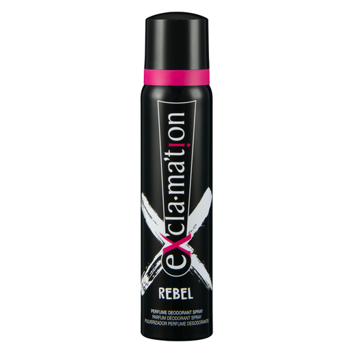 Exclamation Rebel Perfumed Deodorant Body Spray 90ml | PnP