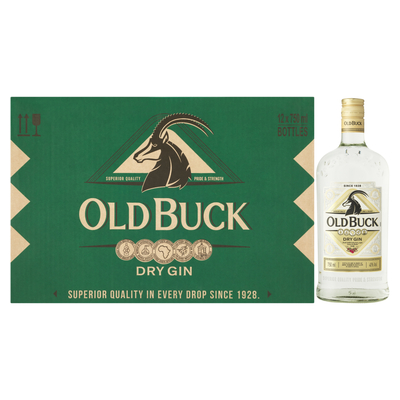 Old Buck Gin 750ml x 12 | Smart Price Specials | PnP Home