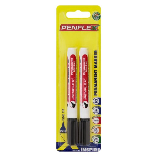 Penflex Fine Permanent Markers 2 Pack | Smart Price Specials | PnP Home