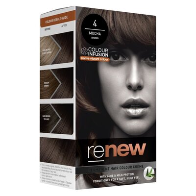 Renew 4 Mocha Brown Permanent Hair Colour | PnP