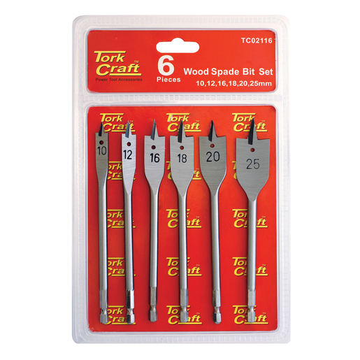 Torkcraft Spade Bit Set 6 Piece | PnP