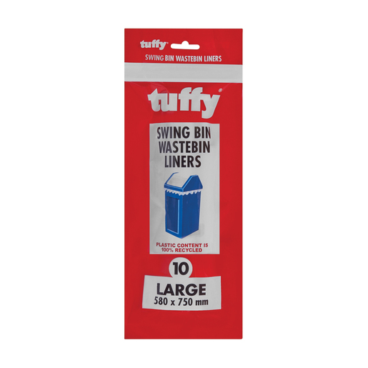 Tuffy Large Plast Swing Bin Liner 750x580mm 10ea | PnP