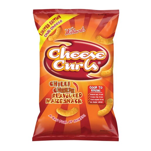 Willards Cheese Curls Chilli 150g | PnP