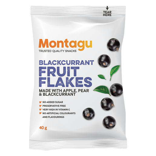 Montagu Blackcurrant Fruit Flakes 40g | PnP