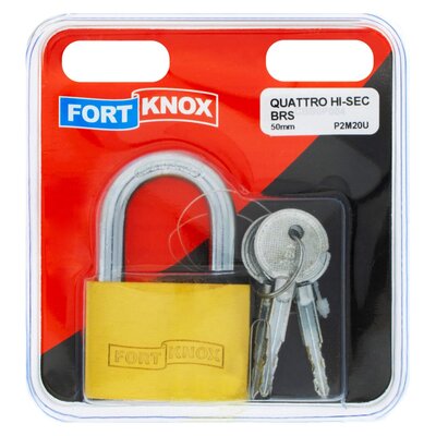 Fort Knox Quattro Hi-security Brass Lock 50mm | Smart Price Specials ...
