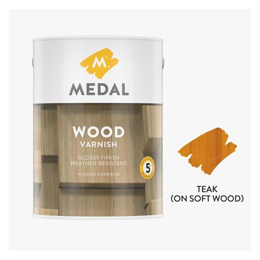 Medal Teak Wood Varnish 5L | PnP