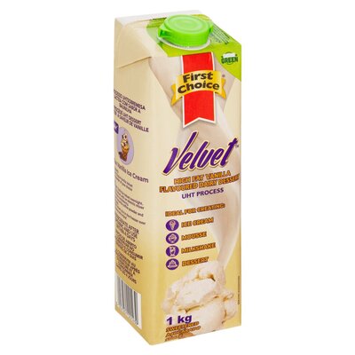 First Choice Velvet Vanilla Flavoured Dairy Dessert 1L | PnP