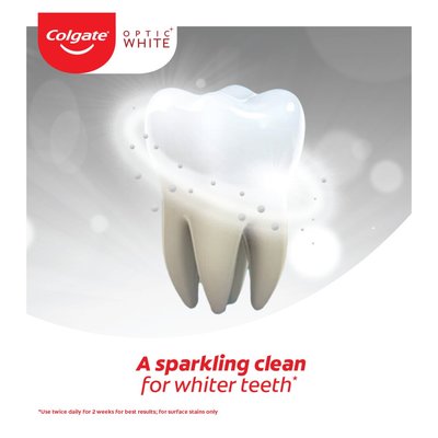 Colgate Optic White Sparkling White, Whitening Toothpaste Value Pack 2 ...