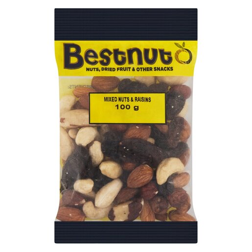 Bestnut Mixed Nuts & Raisins 100g | PnP