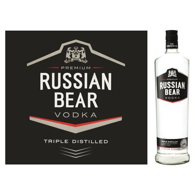 Russian Bear Vodka 1l x 12 | PnP