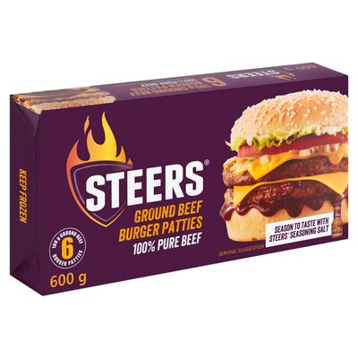 Famous Brands Steers Burger Patty 600g | PnP