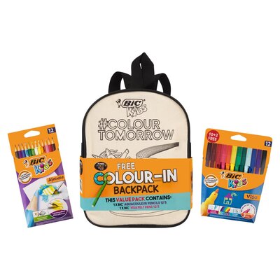 BIC Colour In Backpack 3 Piece | PnP