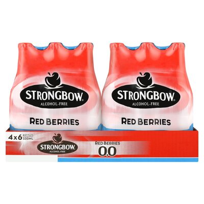 Strongbow Red Berries 0.0 Non-Alcoholic 24 x 330ml | PnP