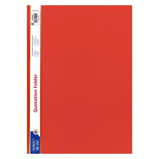 Marlin Red Quotation Folder | PnP