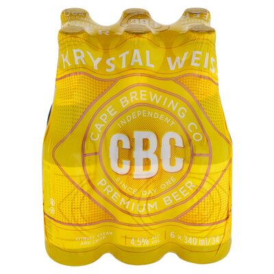 CBC Krystal Weiss 6 x 340ml | PnP
