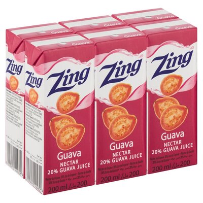 Zing Guava Nectar 200ml x 6 | PnP