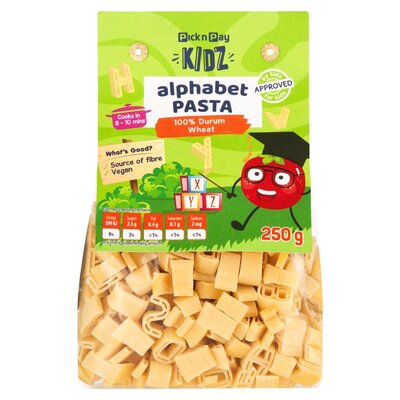 PnP Kidz Alphabet Pasta 250g | Smart Price Specials | PnP Home