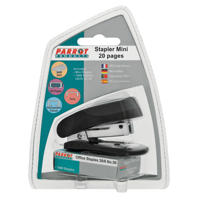 Parrot Mini Black Stapler & Staples | Smart Price Specials | PnP Home