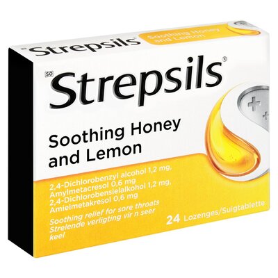 Strepsils Lozenges Honey & Lemon 24 Pack | PnP